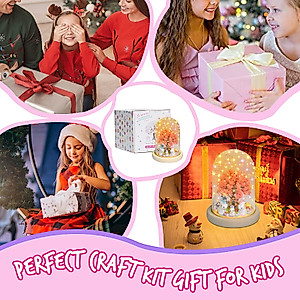 TROJOY Unicorns Gifts for Girls 4-12 Year Old, Make Your Own Magical Night Light, Arts and Crafts Kit for Kids Age 4-12, DIY Unicorn Novelty Girls Toys Room Decor Birthday & Christmas Gift for Girl