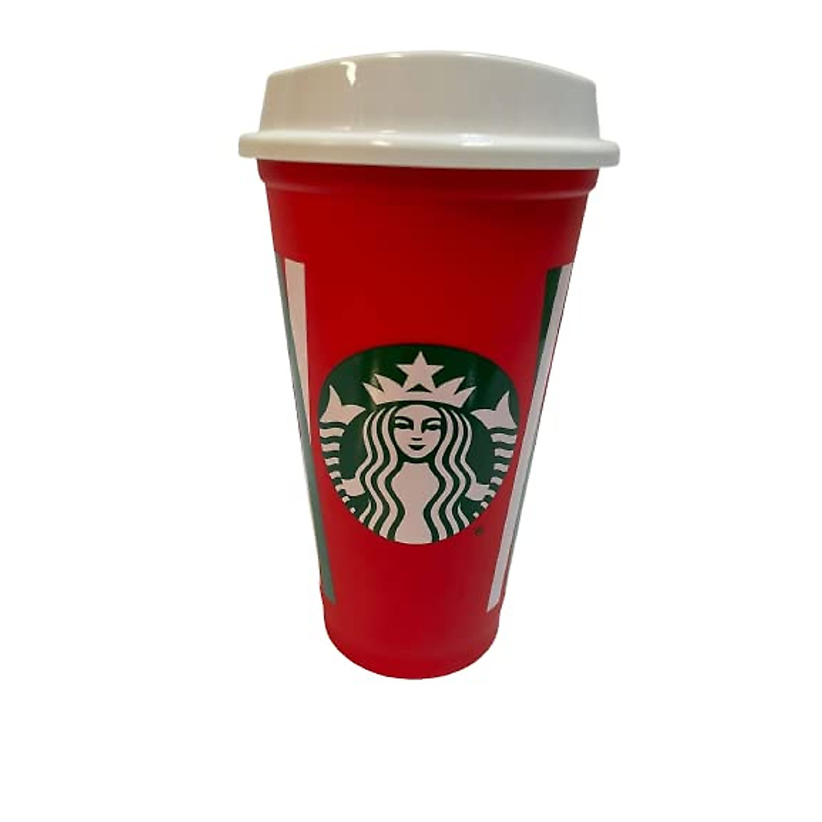 Starbucks Reusable Color Changing 6 Hot Cups - Limited Edition Holiday & Christmas Gift Hot Cups With Lids - 16 Ounces - (Pack of 6)