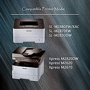 TG Imaging (2xBlack) Compatible MLT-D115L Toner Cartridge Replacement for Samsung MLTD115L Work with Xpress M2820 M2870 M2870FW Printer (2-Pack, Black)