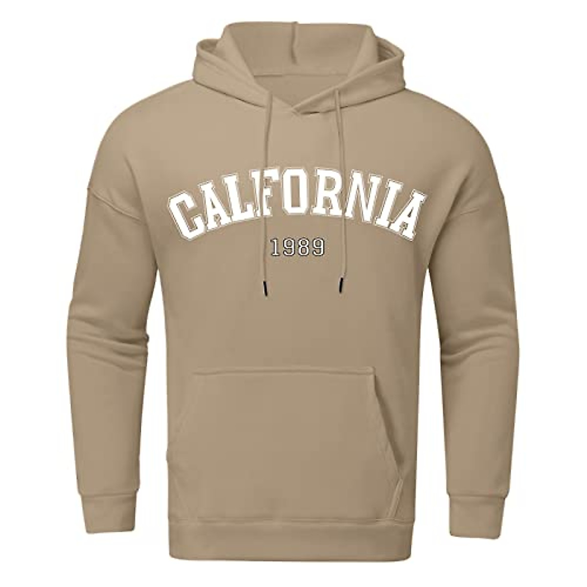 EELHOE Blue Shirt Mens Hooded T Shirts Long Sleeve Cotton Lightweight Jersey with Hood Fashion Print Graphic Athletic Pullover Jelly Roll Hoodie