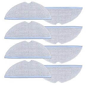 8Pcs Mop Cloth Pad for Xiaomi Roborock S7 S7 + S7 MaxV, S7 MaxV Plus, T7S T7 plus T7S plus Robot Vacuum Cleaners Microfiber Vacuum Mop Replacement Pads