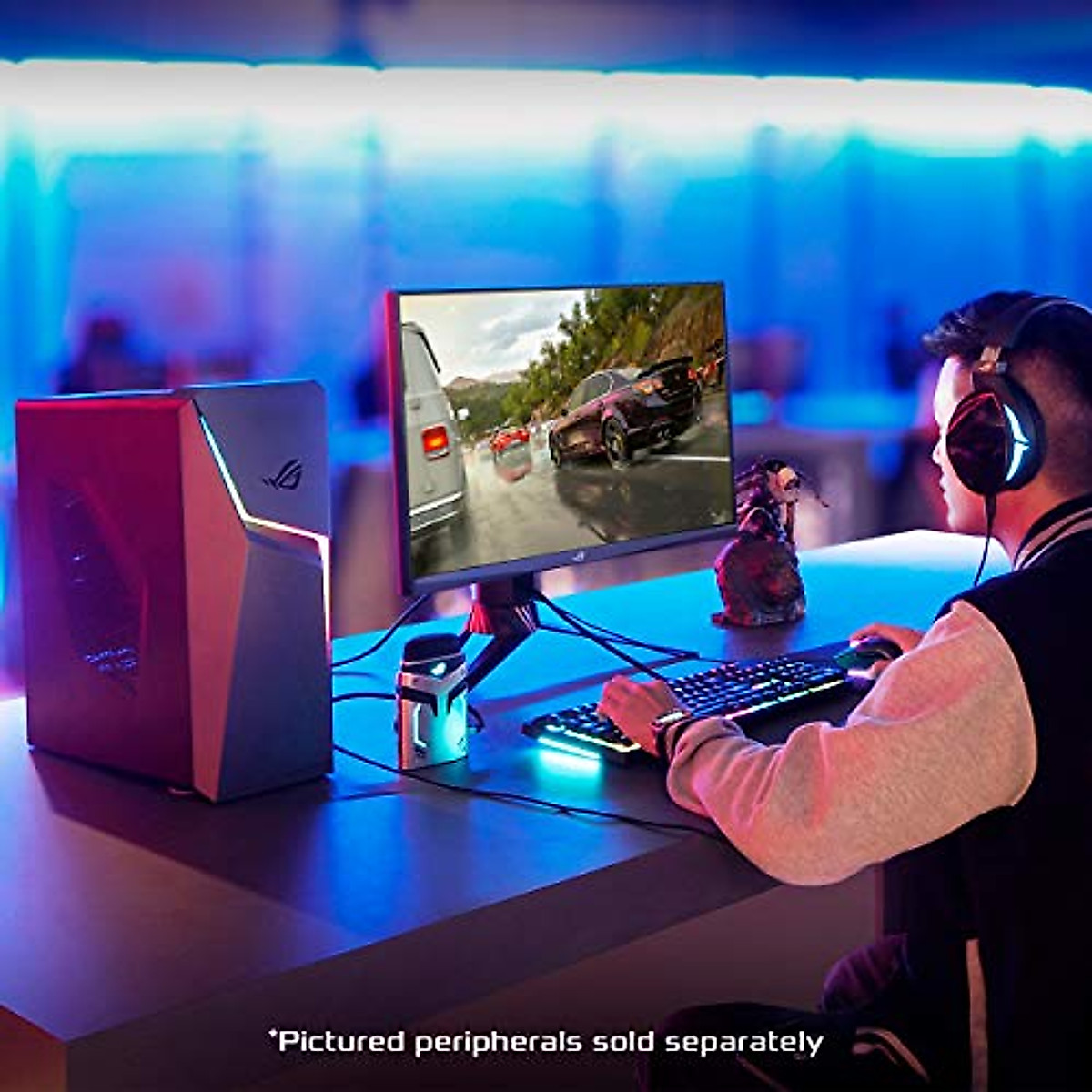ROG Strix GL10CS Gaming Desktop PC, Intel Core i7-9700K, GeForce GTX 1660 Ti, 16GB DDR4 RAM, 512GB SSD + 1TB 7200RPM HDD, Wi-Fi 5, Windows 10 Home, GL10CS-DB762