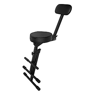Rockville RDS42 Portable DJ/Guitar/Drum/Keyboard Padded Throne/Chair Adjustable