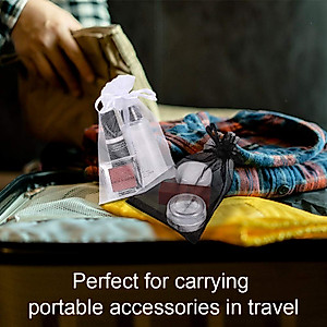 Bouraw 120Pcs Organza Bags 4x6 Inches with Drawstring, Jewelry Pouches Wedding Party Christmas Favor Gift Bags (Mixed Color)