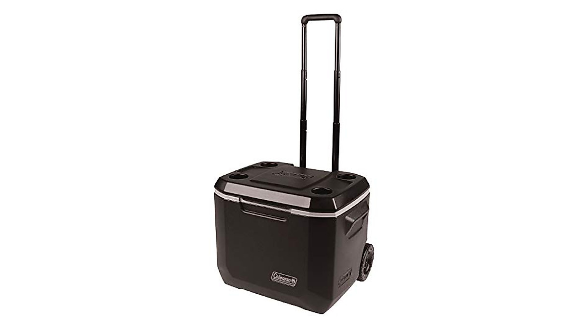 Coleman 50 Qt Xtreme Rolling Cooler | Keeps Ice Up to 5 Days