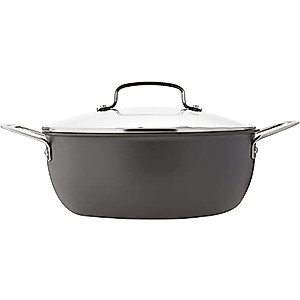 Cuisinart 650-26CP Chef's Classic 5-Quart Chili Pot with Cover Nonstick-Hard-Anodized, Black