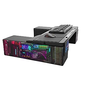 Cyberpunk Couchmaster CYCON² - CYPUNK Limited Edition - Leather Look Black - Couch Gaming USB-Hub Desk for Mouse & Keyboard for PC, PS4/5, XBOX One/Series X
