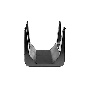 Clever Chef Premium Stackable Wine Rack Custom Wine Storage, Snap & Stack Design Perfect to Fit Any Space, Sturdy & Lightweight Plastic, Pack of 5 Wine Racks, Black