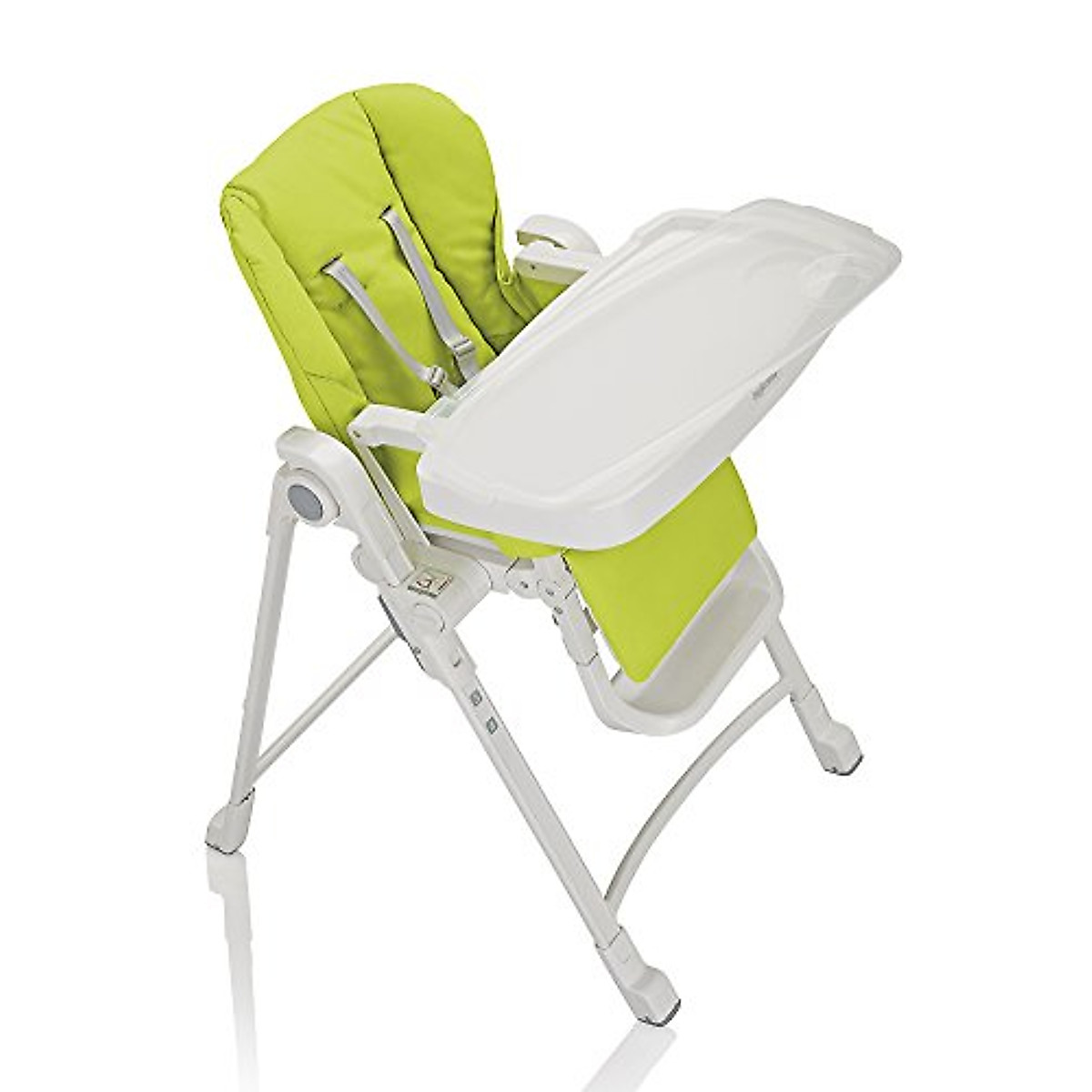 Inglesina Gusto Folding Convertible High Chair For Baby & Toddler Chair With Removable Tray, Cream
