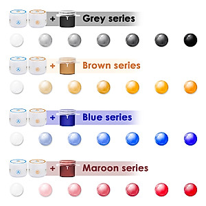 Quartz Tile Granite Marble Countertop Repair Kit (Color Match), Quartz Countertop Chip Repair Kit, Epoxy Cracked Tile Filler for Porcelain Stone Cracks Chips and Scratches