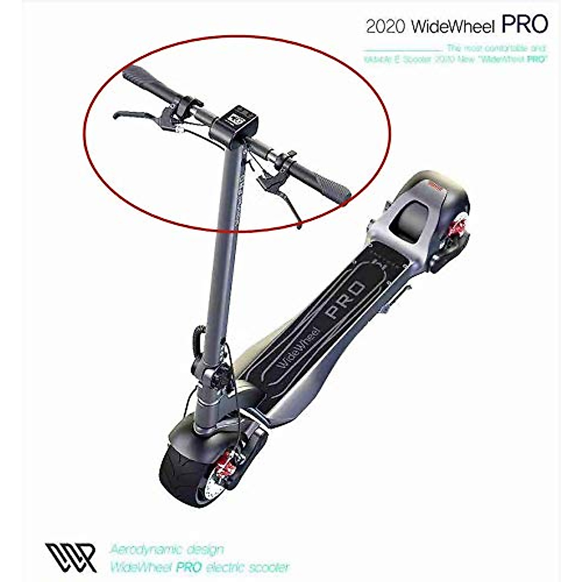 Original Handlebar Assembly with Dashboard for Mercane 2020 Wide Wheel PRO Electric Scooter Widewheel