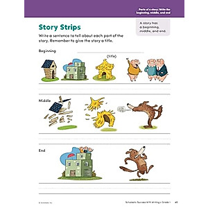 Scholastic Success with Writing Grade 1 Workbook