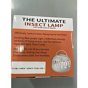 Upgraded Flea Traps for Inside Your Home,Flea Treatment with Light and 5 Flea Trap Refills,Flea Light Trap for Indoor,Flea Bombs for Home,Flea Killer Traps for Home, Friendly to Pets & Children