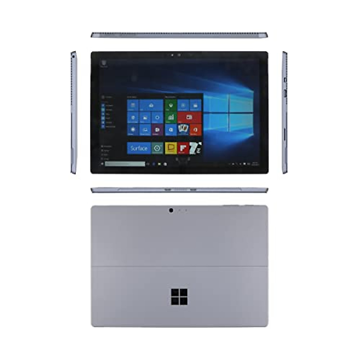 Microsoft Surface Pro 4 Intel i5-6300U X2 2.4GHz 256GB 8GB 12.3in, Silver (Renewed)