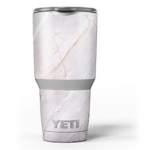 Design Skinz Slate Marble Surface V14 - Skin Decal Vinyl Wrap Kit Compatible with The Yeti Rambler Cooler Tumbler Cups