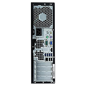 HP Elite 8300 Business SFF Desktop Computer PC with New 24 Monitor (Intel Core i5 up to 3.6 GHz, 8GB DDR3, 500GB HDD, Wi-Fi, DP Port, VGA, USB 3.0 Windows 10 Home 64-bit)(Renewed)