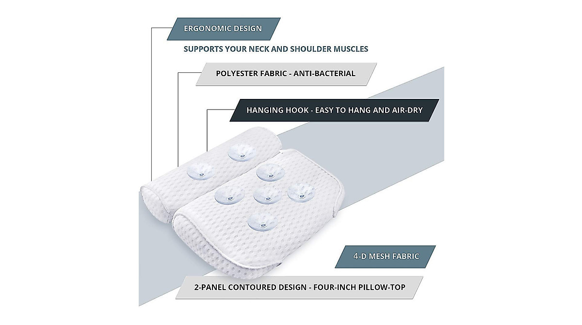 AmazeFan Bath Pillow - Luxurious Spa Experience