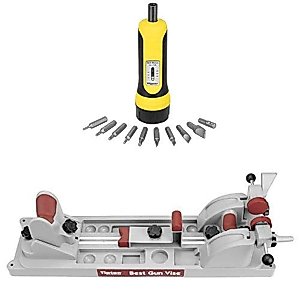 Wheeler Firearms Accurizing Torque Wrench and Tipton Best Gun Vise for Cleaning, Gunsmithing and Gun Maintenance