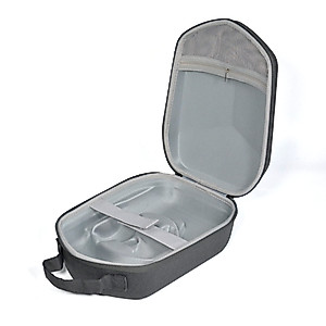 XROS VR Hard Carrying Case, VR Storage Bag Compatible with Oculus Quest 2 Basic, Protective Travel Case with Organized Compartments, Durable Materials and Versatile Design