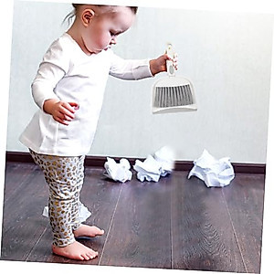 MERRYHAPY 1 Set Mini Broom Dustpan Tent Cleaning Broom Small Broom Brush Car Broom Furniture Sweeping Duster Table Brush Sweeper Small Camping Broom Small Broom Dustpan Keyboard Broom Pp