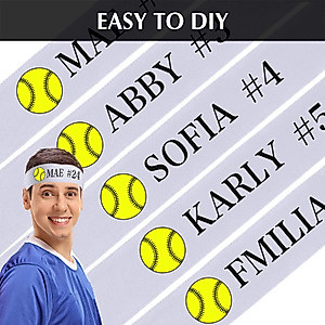 12 Pieces Unisex Dry Head Band for Sports - Basketball, Running, Tennis, Karate, Athletics (White)