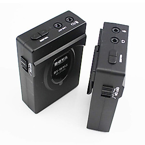 BOYA by-WM5 Wireless Lavalier Microphone System for Canon Nikon Sony Cameras DV Camcorder