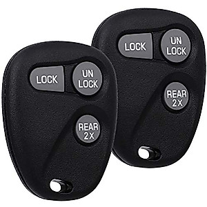 OCPTY 2 pcs Flip Key Entry Remote uncut Key Fob Transmitter Replacement for 97-02 for Chevy for GMC for Oldsmobile Express Sonoma for Astro for Suburban for Tahoe Yukon Jimmy Savana Bravada ABO1502T
