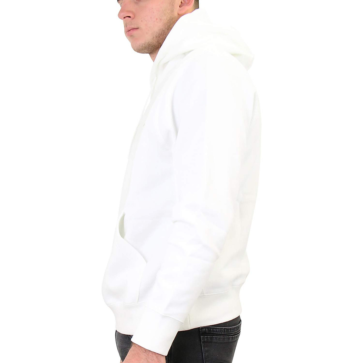Nike Pull Over Hoodie, White/White/Black, X-Large