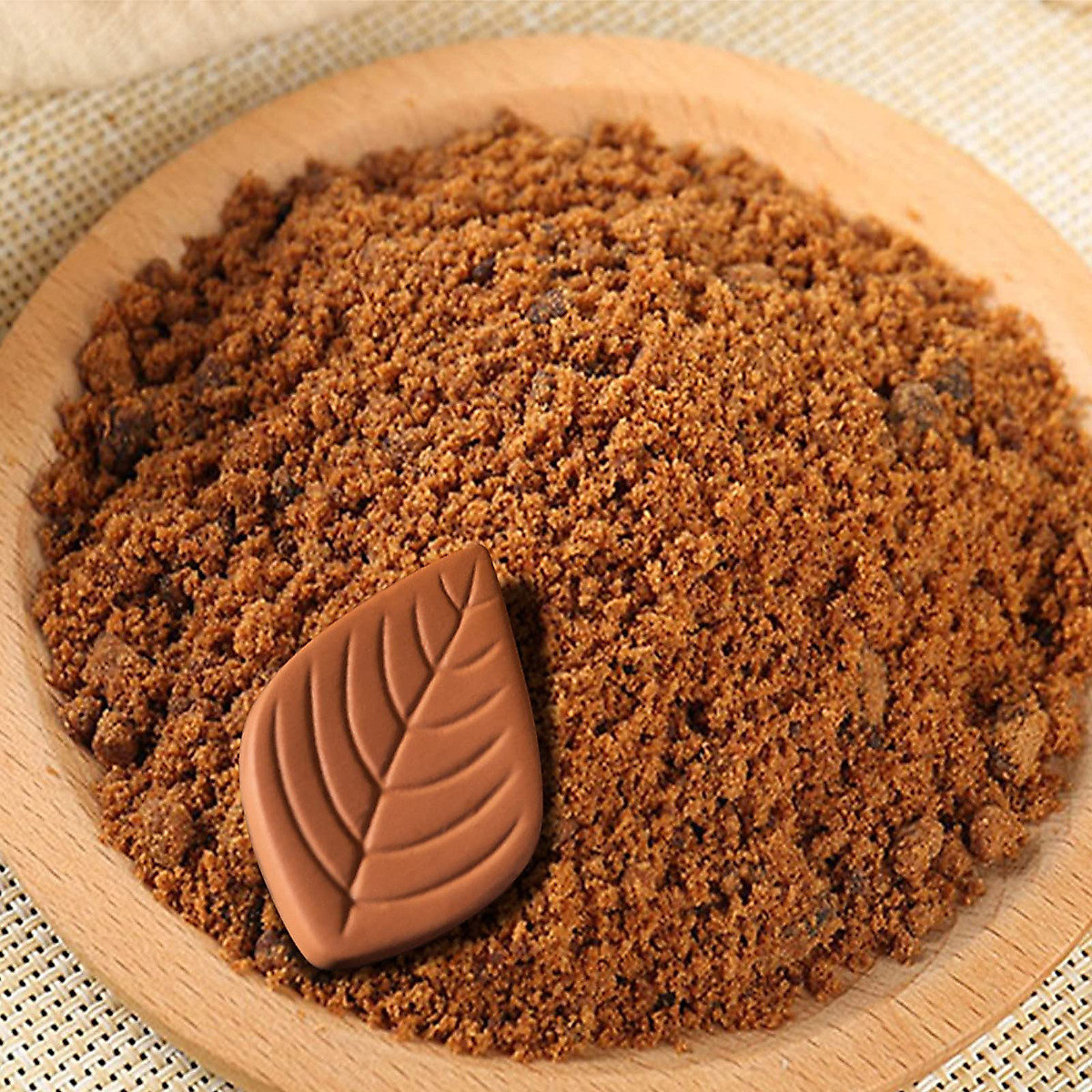 Brown Sugar Keeper Saver, 6pcs Terracotta Sugar Saver Keeps Brown Sugar Soft or Keep Dry Food Storage Containers Leaf Design