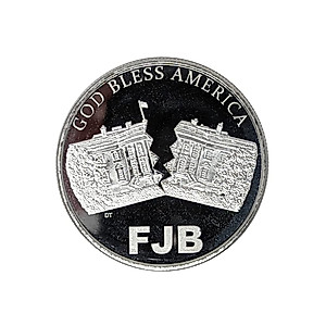 2022 No Mint Mark Let's Go Brandon Fine Silver Coin FJB Bullion Coin Dollar Seller Uncirculated