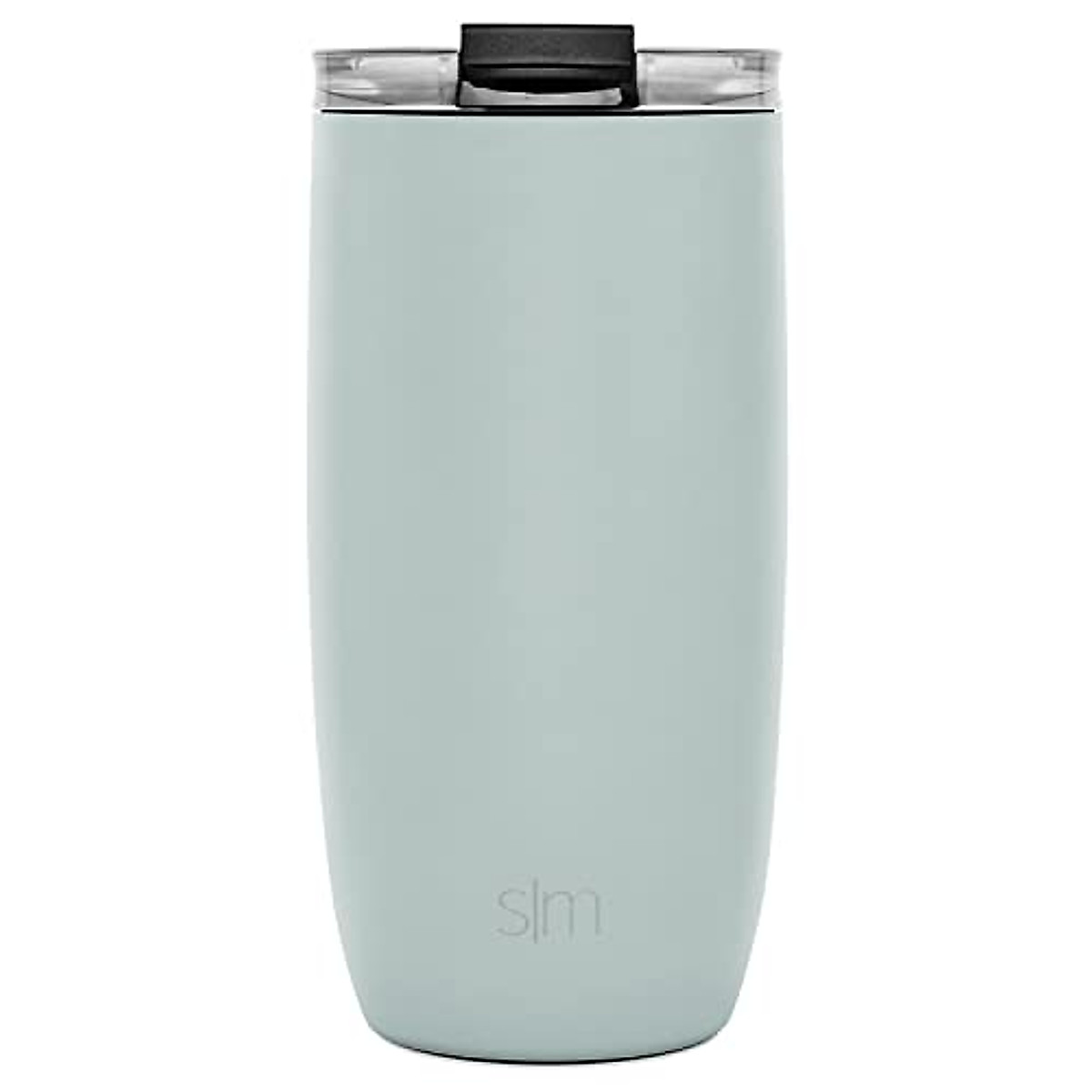 Simple Modern Travel Coffee Mug Tumbler with Flip Lid | Reusable Insulated Stainless Steel Cold Brew Iced Coffee Cup Thermos | Gifts for Women Men Him Her | Voyager Collection | 16oz | Sea Glass Sage