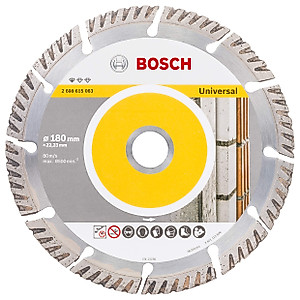 Bosch Professional 2608615064 Standard für Universal Diamond Cutting disc (Concrete and Masonry, 115 x 22.23 mm, Angle Grinder)