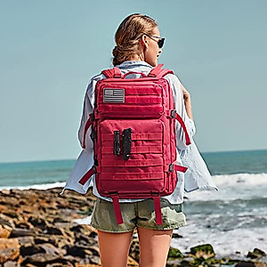 G4Free 40L Military Tactical Backpack 3 Day Assault Survival Molle Pack Bug Out Bag Fishing Backpack Rucksack