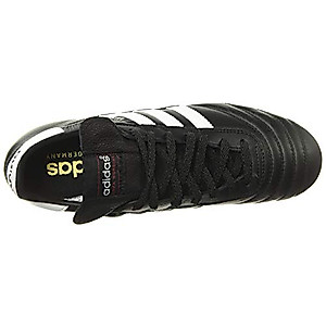adidas mens Copa Mundial Soccer Shoe, Black/White/Black, 10.5 Women 9.5 Men US