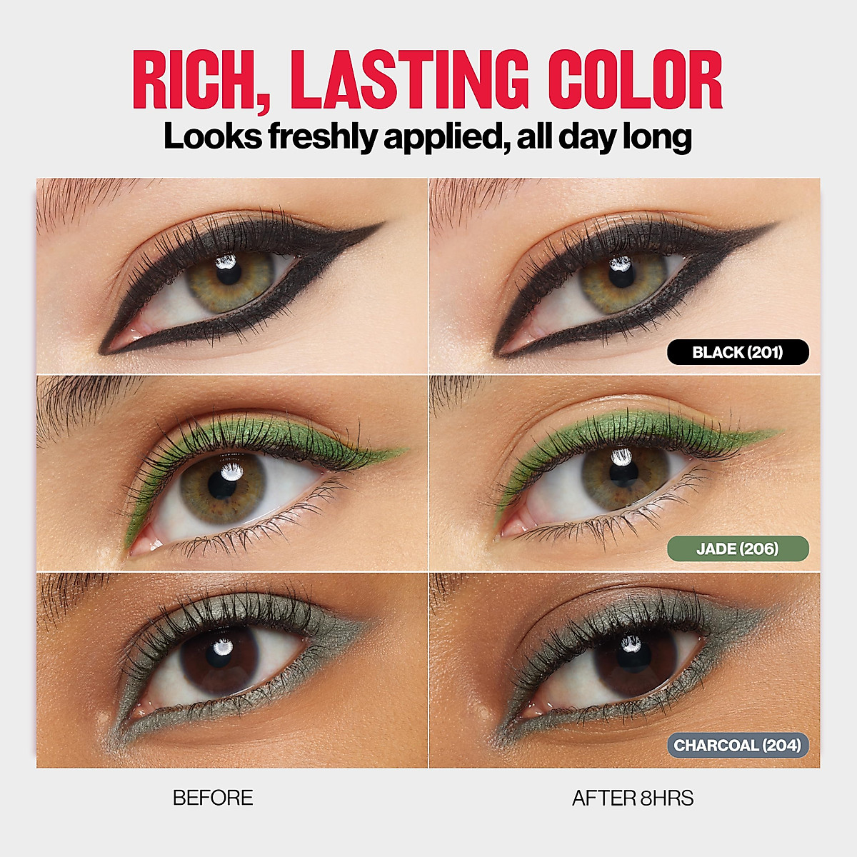 Revlon ColorStay Pencil Eyeliner with Built-in Sharpener, Waterproof, Smudgeproof, Longwearing Eye Makeup with Ultra-Fine Tip, Sapphire, 0.028 oz