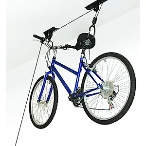 RAD Sportz Bicycle Hoist Quality Garage Storage Bike Lift with 100 lb Capacity Even Works as Ladder Lift Premium Quality