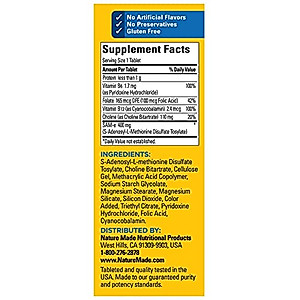 Nature Made SAM-e Complete 400 mg - 60 Enteric Coated Tablets