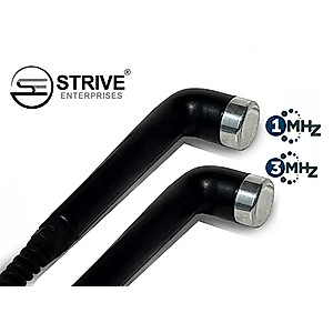 Strive Enterprises 1 &3 MHz Ultra-Sound Th-erapy Machine Ultra-Sound The-rapy Machine 103MHz (White)