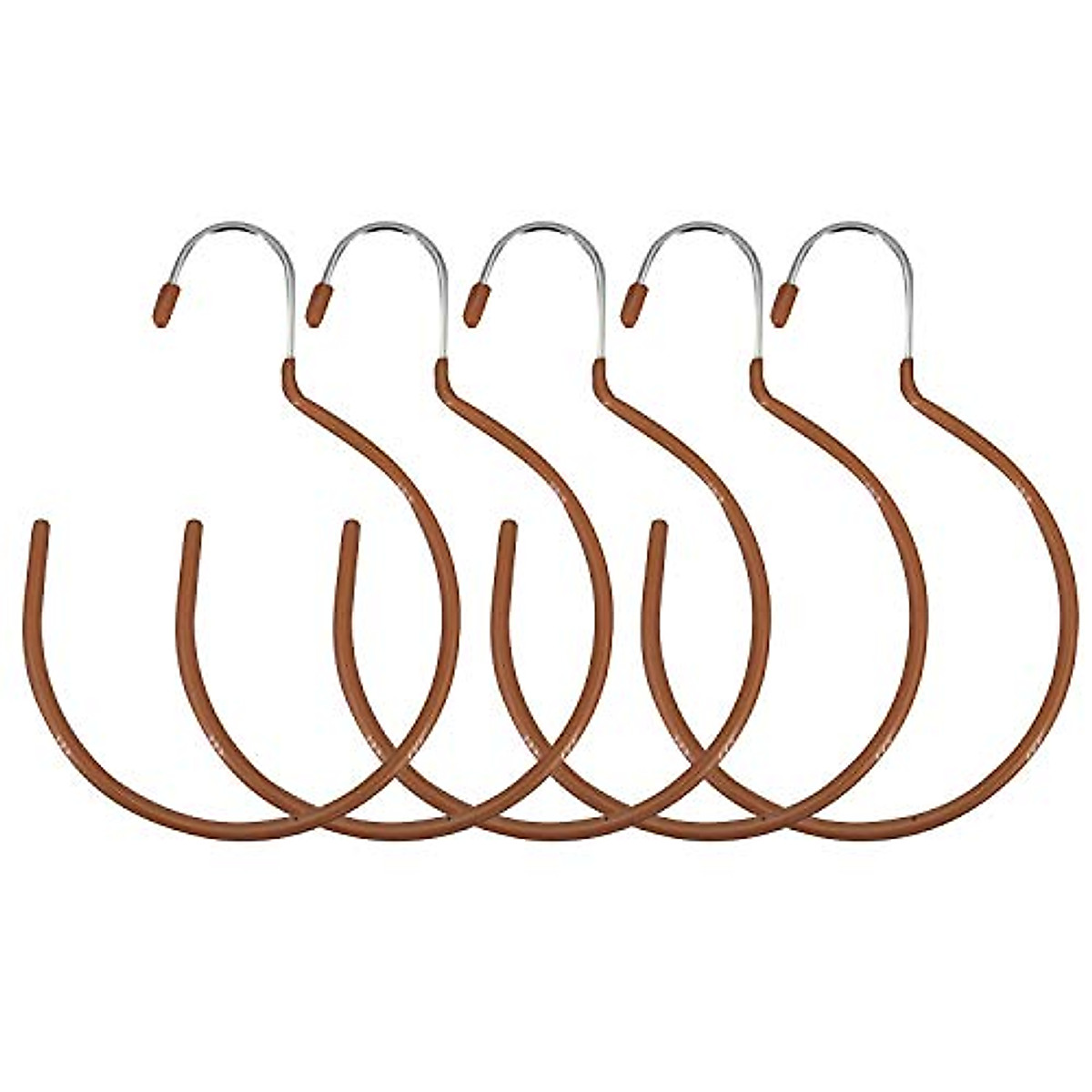 Home Storage Set of 5 Belt Ring Hanger Portable Multi-use Closet Organizer for Belts Ties Scarves