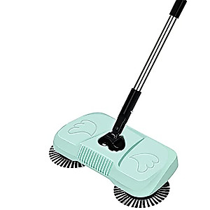 Hand Push Sweeper Three-in-one Suction Brooms Stainless Steel Sweeping Machine Household Cleaning Sweeper Mop
