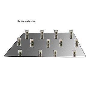 Grey Tinted Clear Acrylic Plexiglas (Smoked) Sheet 24" X 24" X 1/8"