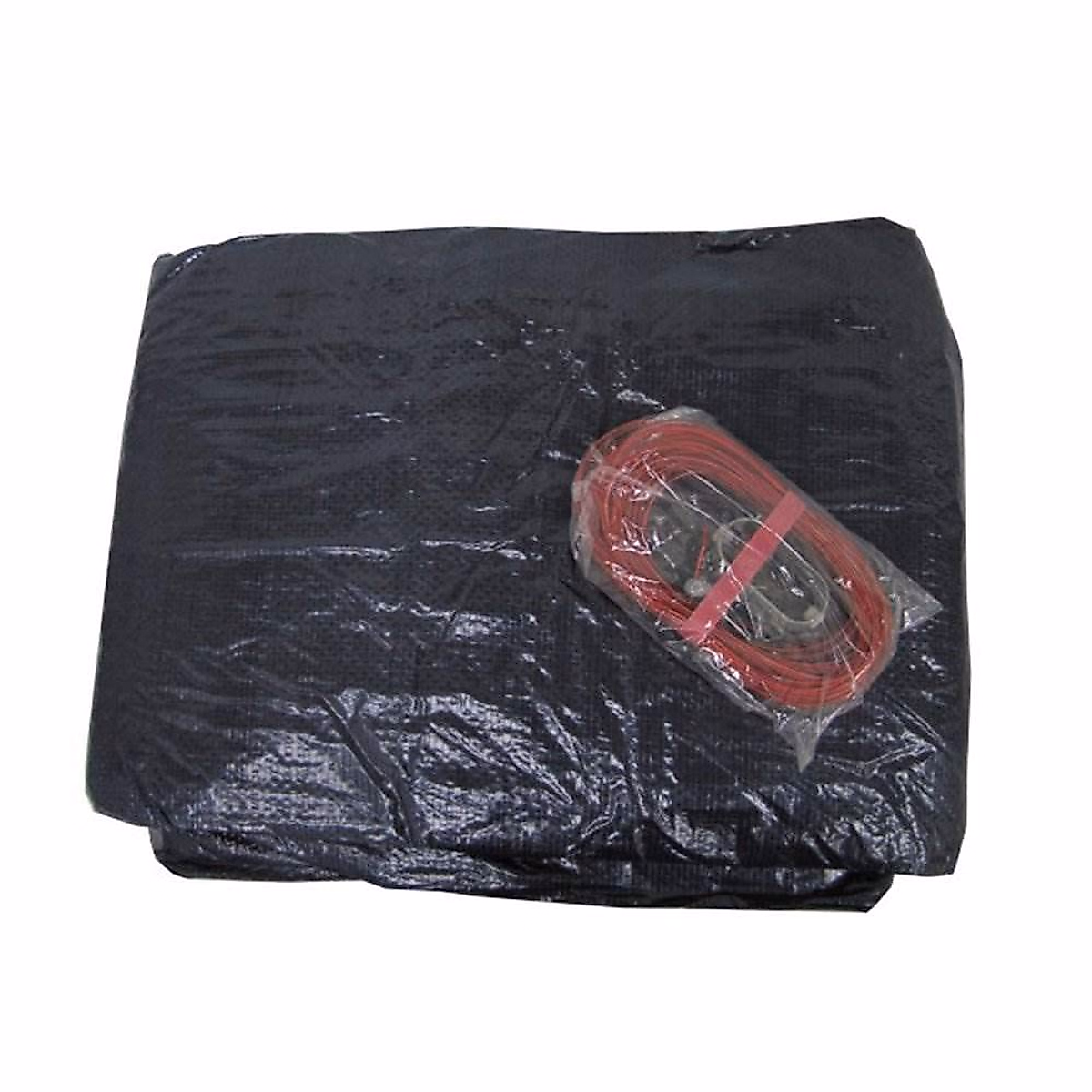 Swimline Heavy Duty 18 by 33 Foot Oval Laminated Plastic Woven with Thick Polyethylene Stitching Winter Pool Cover for Above Ground Pools, Blue