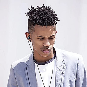 canpur IEM in Ear Monitor Earphones for Musician, Wired 1DD in-Ear Dynamic Headphones IEM HiFi Earphone with 0.8mm 2 Pin 3.5mm L-Plug Cable, in Ear Monitor Headphones for Singer/Audiophile(Deep Blue)