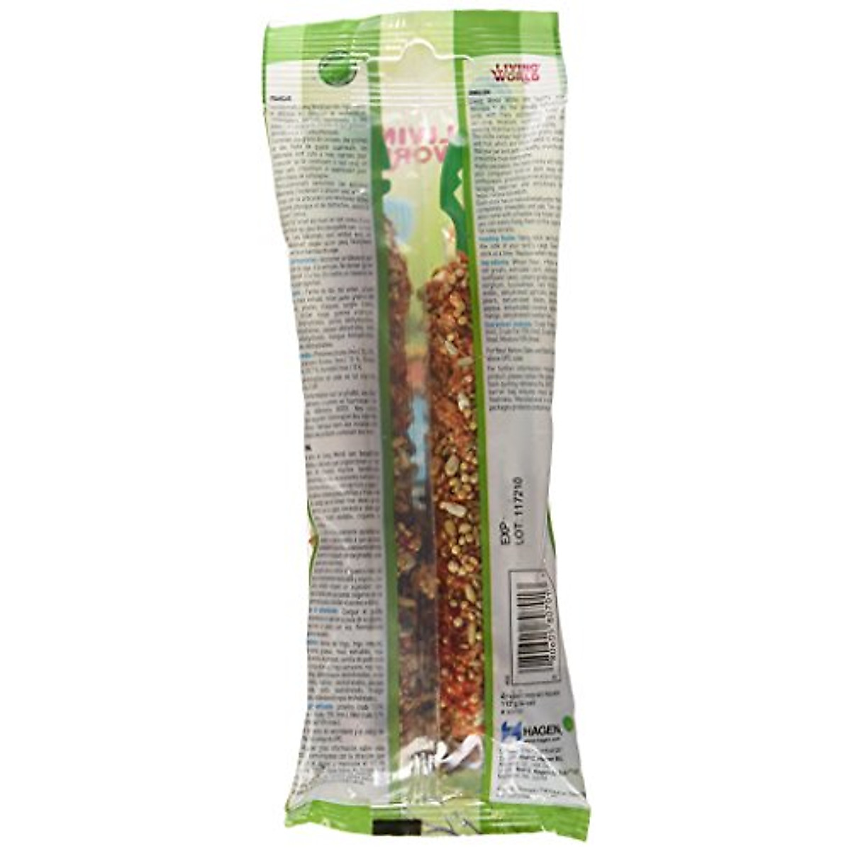 Living World Cockatiel Fruit Treat Sticks, 4-Ounce