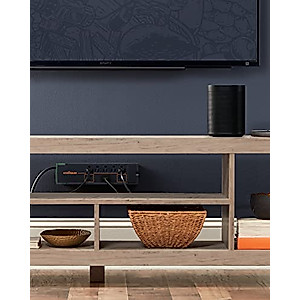 ECHOGEAR ShockBlocker 8 Outlet Surge Protector Power Strip - Slim Design Can Power & Protect Your Entire TV, Office, Or Gaming Setup - Advanced Surge Suppressor with 3420 Joules of Protection