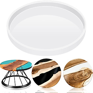 Large Charcuterie Board Resin Mold Tray Mold Resin Table Mold Epoxy Table Mold for River Table, Charcuterie Board, Cutting Board, DIY Art Home Decoration (23.62 x 23.62 x 0.39 Inches)