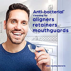 Crest Aligner Care Deep Cleaning Anti-Bacterial Tablets for Aligners, Retainers, Mouthguards, 60-Count, Pack of 3