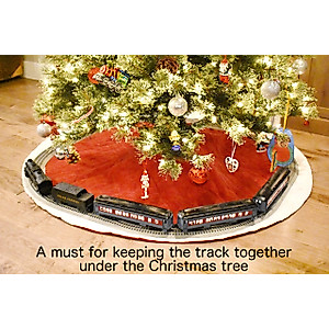 Lucas Toys Train Track Clips for Lionel O-Gauge FasTrack Tracks, Pack of 12 (Tracks NOT Included)