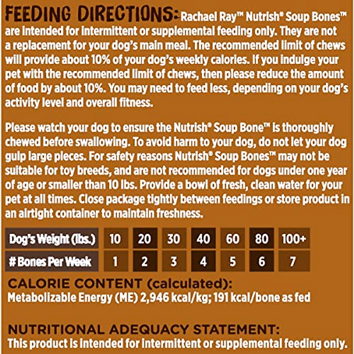 Rachael Ray Nutrish Soup Bones Dog Treats, Chicken & Veggies Flavor, 11 Bones