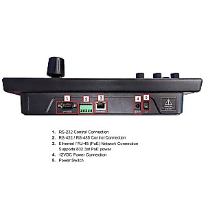 PTZOptics 30X-SDI Gen 2 Live Streaming Broadcast Camera (White) (PT30X-SDI-WH-G2) + PT-Joy-G4 4D IP Controller (GEN4) - Camera and Joystick Controller Bundle